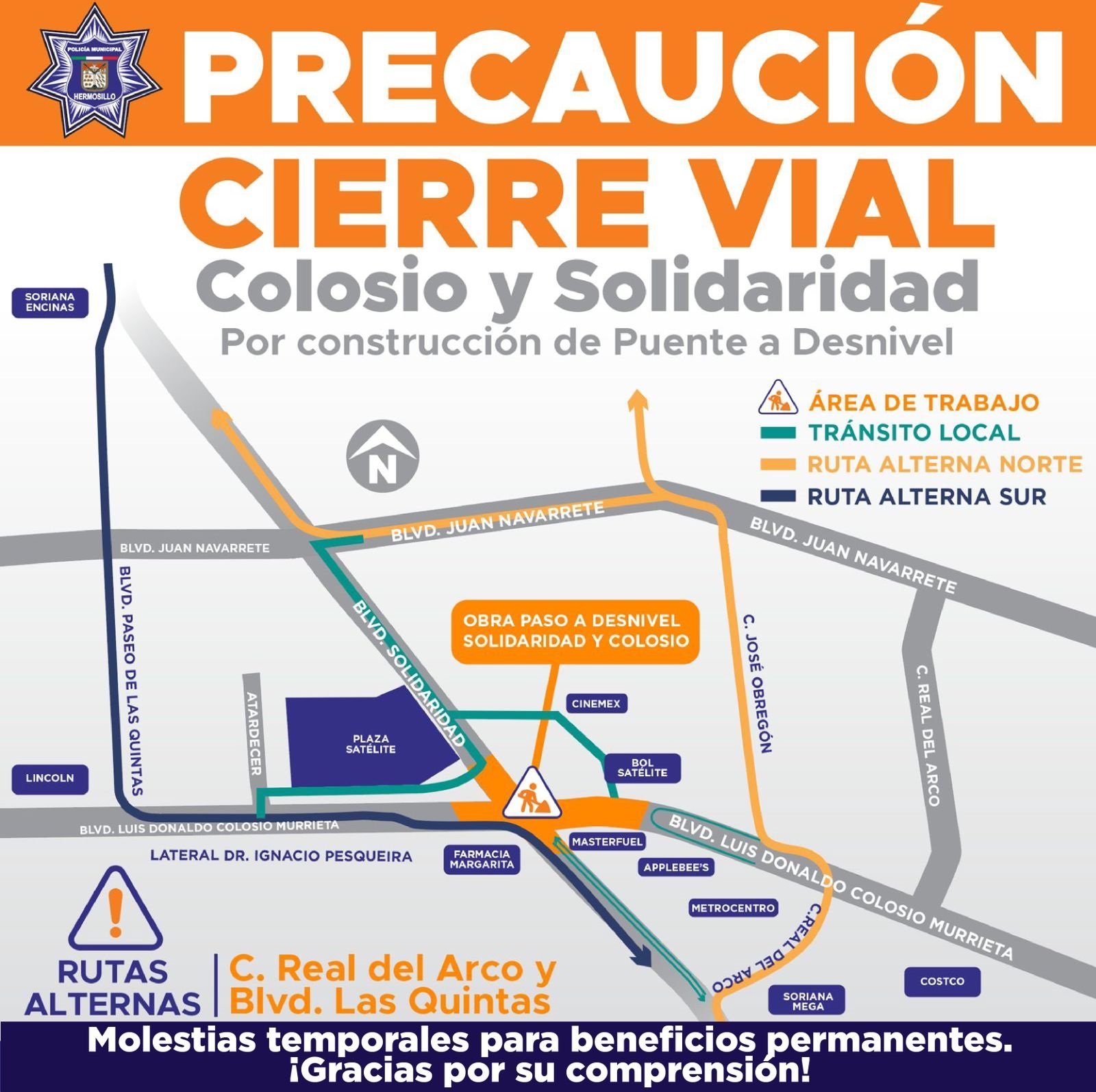Conoce las rutas alternas que operarán a partir del 2 de enero por ...